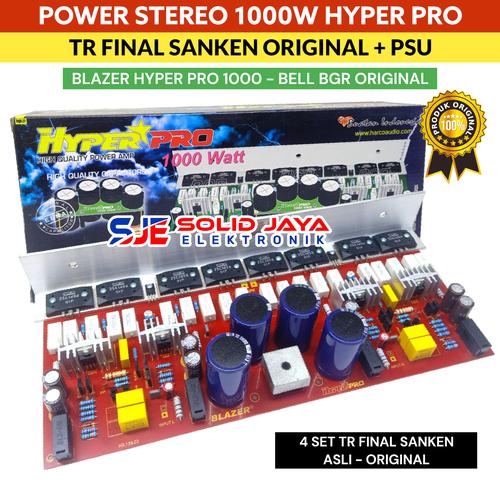 Jual POWER BLAZER HYPER PRO STEREO 1000W PLUS PSU TR SANKEN ASLI BELL BGR - Kota Tangerang ...