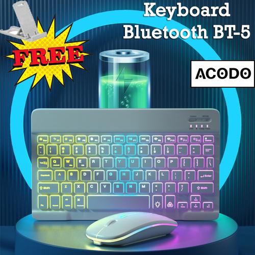 Promo Wireless Slim Keyboard Bluetooth iPad Tablet Tab Android Mac ...