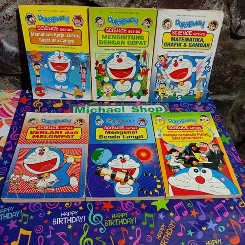Jual 6 Buku Komik pendidikan Doraemon Science Series - Kota Malang ...