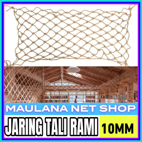 Jual Jaring Pengaman Tali Rami Tebal 10mm , Jaring Panjat untuk Anak ...