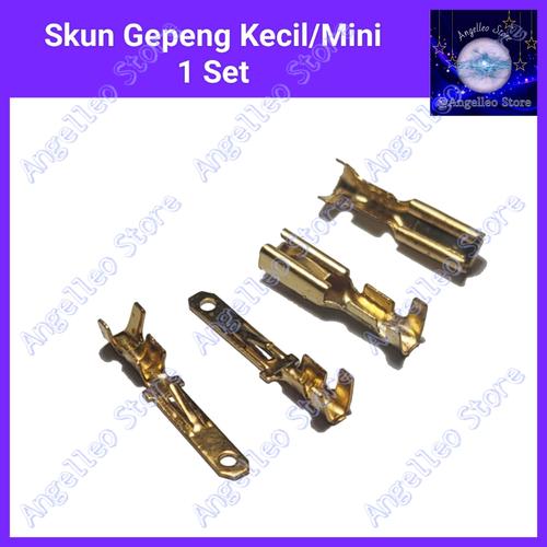 Jual Skun Gepeng~Skun Kabel~Terminal Kabel~Skun Mini~Kuningan~1Set ...