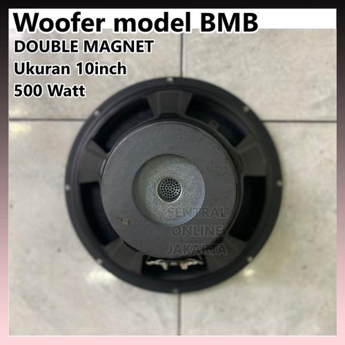 Jual SPEAKER WOOFER 10 inch MODEL BMB 500 Watt DOUBLE MAGNET 10inch ...