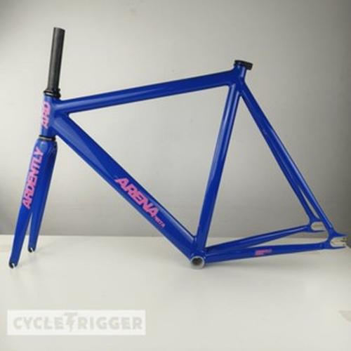 Jual FRAMESET ARDENTLY PISTA ARENA PINK FULL CARBON FORK Blue Logo Pink ...