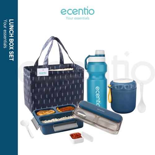 Promo ecentio Kotak Makan set Lunch box 4pcs set - 2 - Kab. Bekasi ...