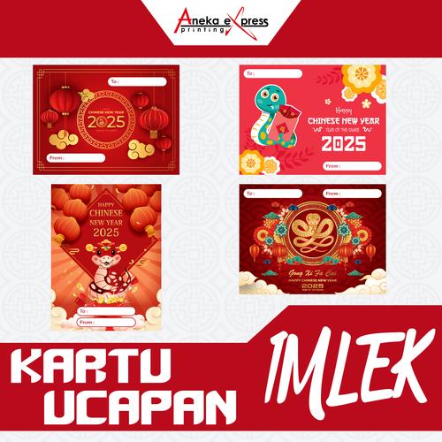 Promo Kartu Ucapan Imlek | Greeting Card Chinese New Year | Gift Card ...