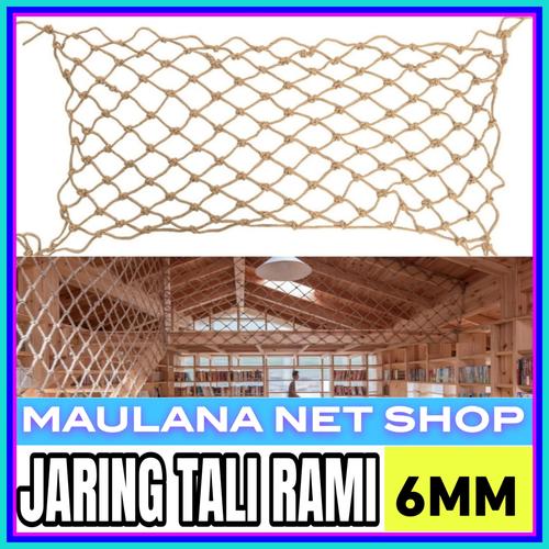 Jual Jaring Pengaman Tali Rami Tebal 6mm , Jaring Panjat untuk Anak ...