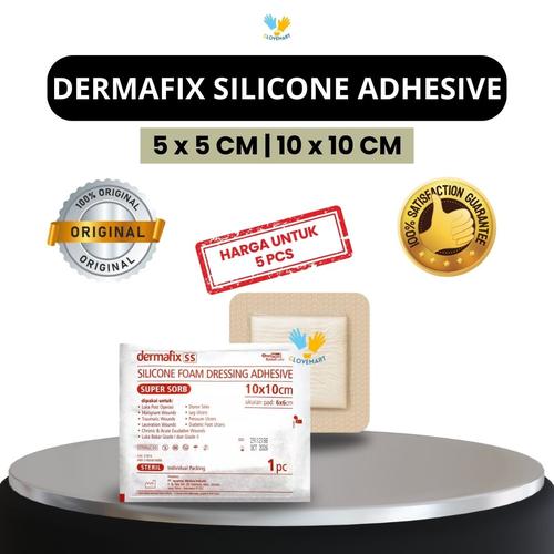 Jual Dermafix SILICONE Foam Dressing ADHESIVE / Plester Luka / Perban ...