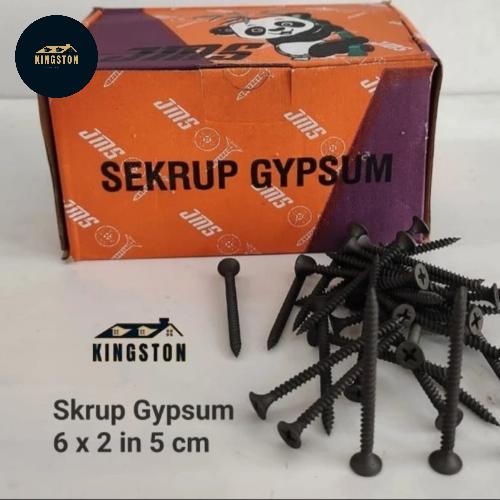 Jual Skrup Gypsum 6x2 ( 5cm ) - Sekrup Gipsum - Sekrup Holo - Kota ...