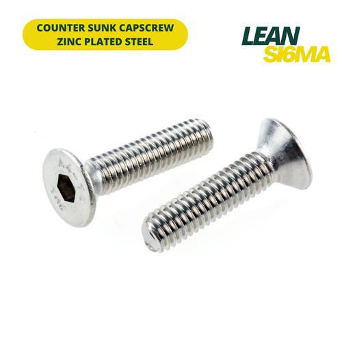 Jual Countersunk Socket Cap Screw Baut Flat Head Hexa L Counter sunk M5 ...