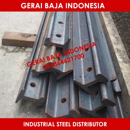 Jual Besi Rel Steel Rail R9 Besi Rel 9 kg Q235 Q55 Panjang 6 Meter ...