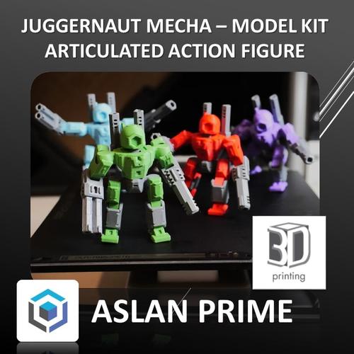 Jual JUGGERNAUT MECH MECHA MODEL KIT POSEABLE JOINTED ACTION FIGURE 3D ...