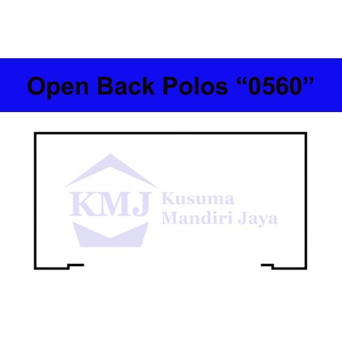 Jual Aluminium Alexindo Open Back Polos "0560" 4 Inch - Jakarta Barat ...