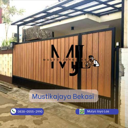 Jual pagar grc motif kayu frem besi holliw - Kota Bekasi - Mulyojoyo ...