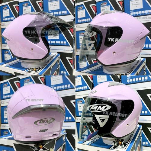 Jual HELM GM G1 NX SOLID Purple DOF Single visor light smoke - helm gm g1 ungu - M - Kota ...