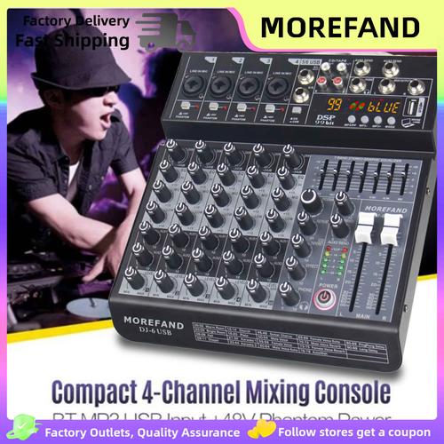 Jual mixer 4/6/8 channel mixer audio Mixer profesional amplifier Stereo ...