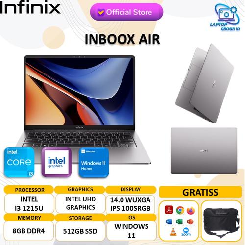Promo Infinix Inboox Air I3 1215u 8gb 512gb Windows 11 Free Office 14.0 ...