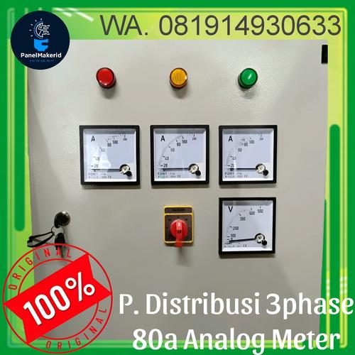 Jual panel distribusi 3phase 80a panel pembagi panel induk panel sdp ...