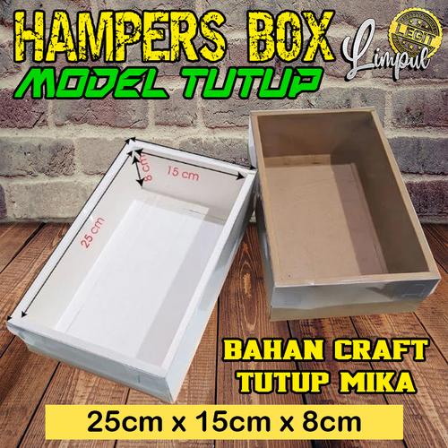 Jual Dus Box Hampers Hadiah Tutup Mika Gift Box Kotak Kado Souvenir ...
