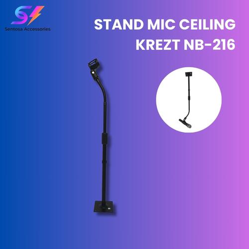 Jual Stand Mic Ceiling KREZT NB-216 Stand Mic Dinding Besi Stand Mic ...