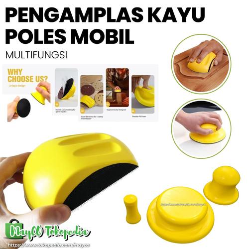 Promo Sanding Block Pad Manual 1/5Inch Tatakan Amplas Ergonomis ...