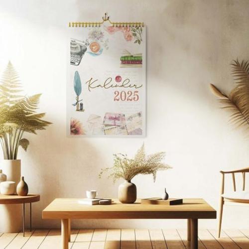 Jual NEW Kalender 2025 Kalender Puasa, Kalender Dinding SPIRAL Masehi ...