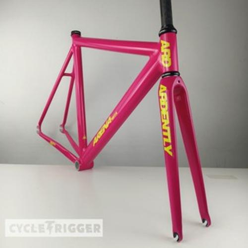 Jual FRAMESET ARDENTLY PISTA ARENA PINK FULL CARBON FORK Pink Logo ...