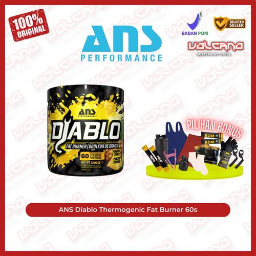 Jual ANS Diablo Thermogenic Fat Burner 60 serving AM - Pineapple Punch ...
