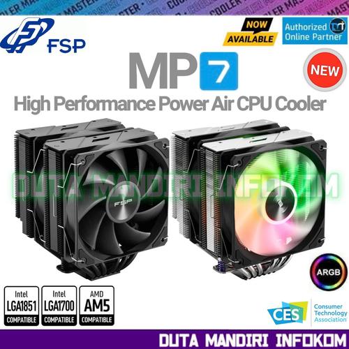 Promo FSP MP7 I ARGB - High Performance Dual Tower Unparalleled Air CPU ...