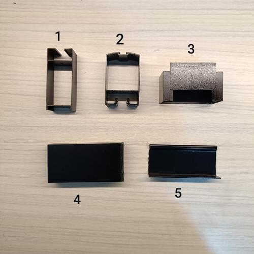 Jual sample material interior Kusen Aluminium Hitam 4" - 3 - Kota ...