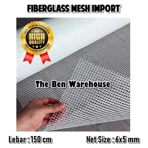 Jual Fiberglass Mesh Japan Matt / Serat Fiber Jala Jaring / Mesh Mat ...