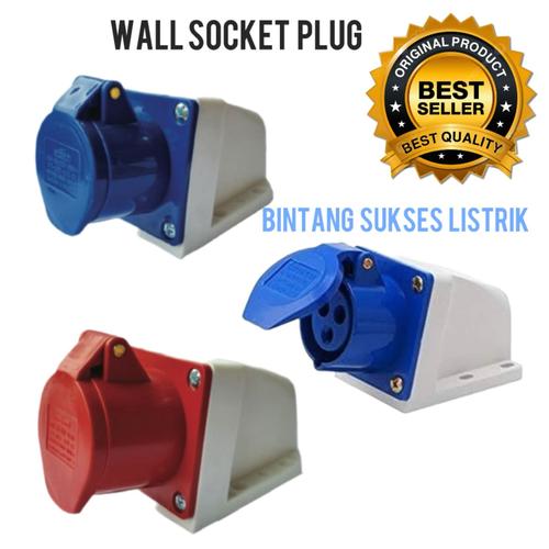 Jual BEST SELLER Wall Socket 3 Pole 16A 32A 63A / Surface Mounting 3 ...