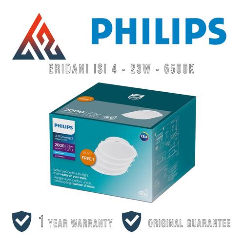Jual Philips Eridani Multipack Lampu LED Downlight DL190B 23 Watt Bulat ...