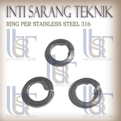 Jual Ring Per SS316 M16 /Spring Washer SUS 316 THE A4 - 70 - Jakarta ...