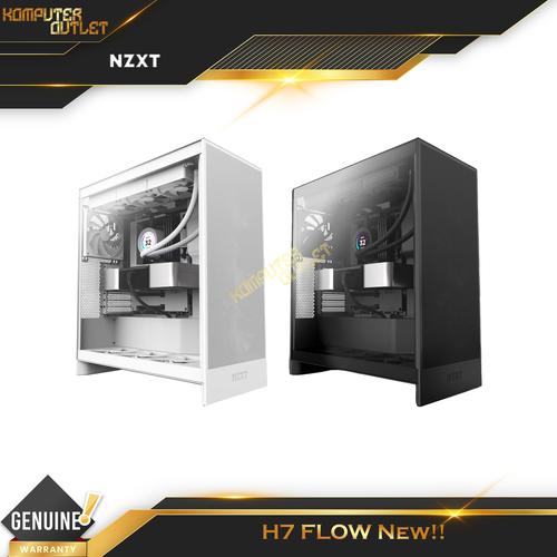 Jual NZXT H7 FLOW CASING PC ATX MID TOWER - TEMPERED GLASS PC CASE H7 ...
