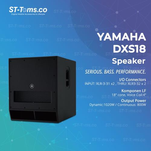 Promo Yamaha DXS18 / DXS 18 18” Powered Subwoofer Active Speaker Cicil ...