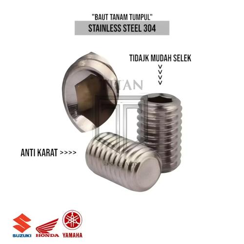 Jual 1PCS Inbus M3 x 6 BAUT TANAM 3mm stainless 304 - Kota Bekasi ...