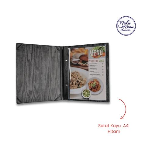 Promo Buku Menu Jakarta - Buku Menu Kayu Vinyl Jepit Baut Isi Plastik ...