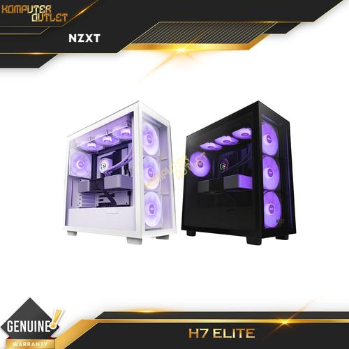 Jual NZXT H7 ELITE CASING PC ATX MID TOWER TEMPERED GLASS PC CASE H7 ...