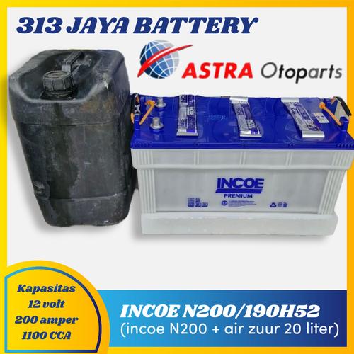 Jual AKI INCOE PREMIUM N200 / 190H52 12volt 200amper (termasuk air zuur ...
