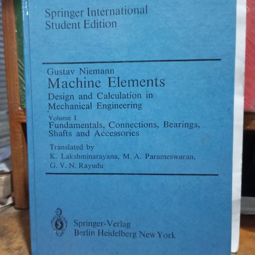 Jual Buku Machines Elements Design and Calculation in Mechanical ...