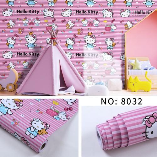 Jual Wallpaper Sticker Dinding Hello Kitty Salur Panjang 10 Meter x ...