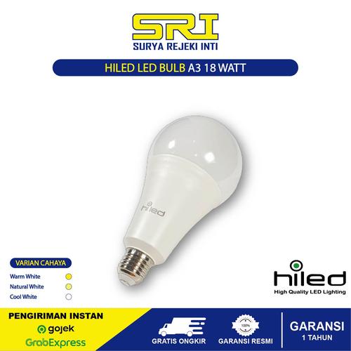Jual Pilihan! Hiled Bulb 18w 4000K Bohlam Led 18 Watt Putih/Warm ...