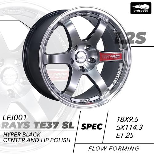 Jual TE37SL HYPER BLACK/LIP POLISH VELG AUTOSPEED R18 - Kota Palembang ...