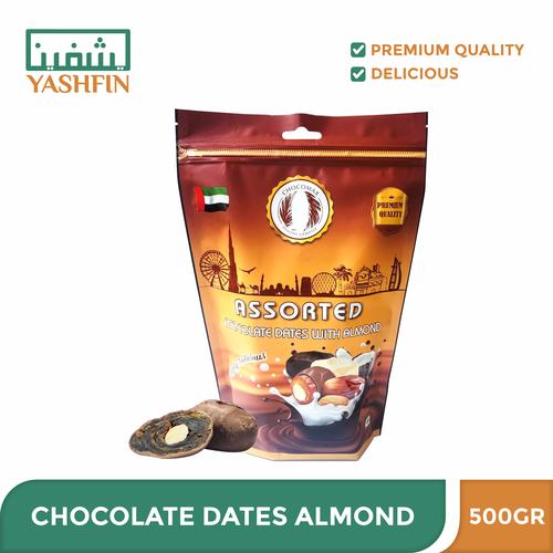 Jual Assorted Coklat isi Kurma Kacang Almond 500gr rasa MIX kurma lapis ...