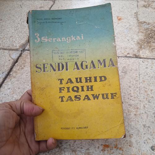 Jual buku 3 serangkai sendi agama, Tauhid fiqih Tasawuf, buku original ...