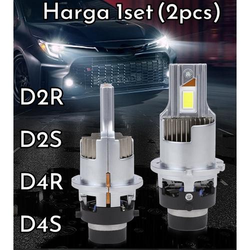 Promo Bohlam Mobil HID LED D2R D2S D4R D4S Putih 6000K PnP Fan - D4R ...