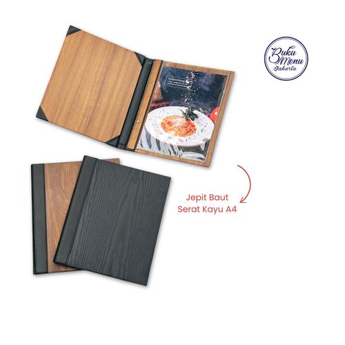 Jual Buku Menu Jakarta - Buku Menu Kayu Vinyl Jepit Baut Isi Plastik ...