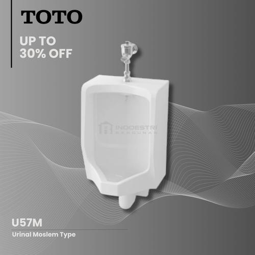 Promo Urinal TOTO U57M Complete Set / Urinoir U57M + Flush Valve T60P ...