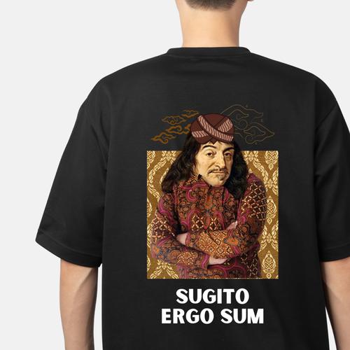 Promo Kaos Sejarah Hitam Sugito Ergo Sum René Descartes - S - Kota ...