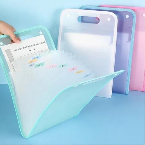 Jual Tas File Akordeon Tas File Handle Map File Clear Holder Tas File ...